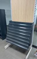 China Adjustable Shelves Display Racks Compatible with Pegboard Accessories in Black Finish for sale