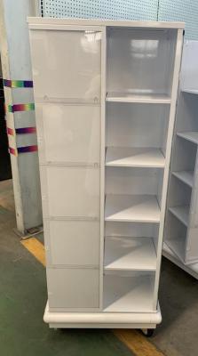 China White Multi - Compartment Mobile Storage Cabinet with Shelves for sale