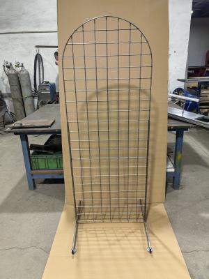 China GRID DISPLAY STAND WITH AN ARCHED TOP DESIGN, 65” H x 24” W x 24” D for sale