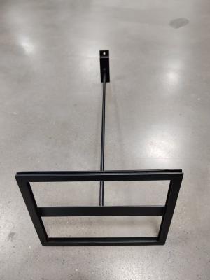China AT-0272 Customized Display Rack with Sign Holder Color Black for sale