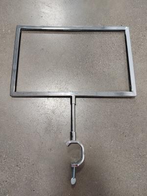 China AT-0274 Custom Display Rack Graphic Holder Metal Display Fixture Customized Color for sale