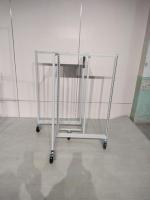 China Mobile 4-way Fixture for Lozier 54”h with 30“w panels to hold 13”d shelves Lozier Silver finish. for sale