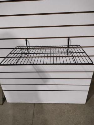 China GRID MOUNT SHELF-BLACK, 14'' X 24'' for sale