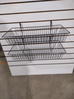 China 24X12X4 SHALLOW ALL PURPOSE BASEKT BLACK for sale
