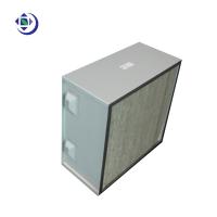 China Class H14 Two Handles Box Type Hepa Air Filter With Alminum Foil for sale