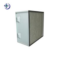 China Class H14 Two Handles Box Type Hepa Air Filter With Alminum Foil for sale