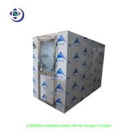 China Depth 3000mm Air Shower Cleanroom With Manual Doors For Six People for sale