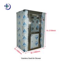China Emergency Switch Clean Room Air Showers With One Large Blower Fan ,Full stainless steel material for sale
