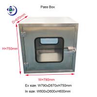 China Electric Magnetic Interlock 304 Stainless Steel Pass Box For Cleanroom for sale