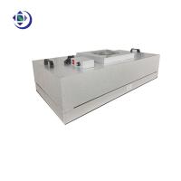 China Cleanroom Ceiling Class H13 FFU Fan HEPA Filter Unit With AC Motor for sale