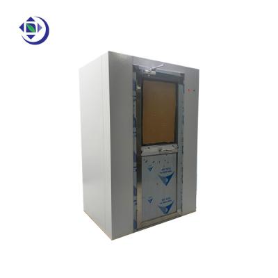 China Single Leaf Swing Doors Clean Room Air Shower For One Person 2 Side Blowing for sale