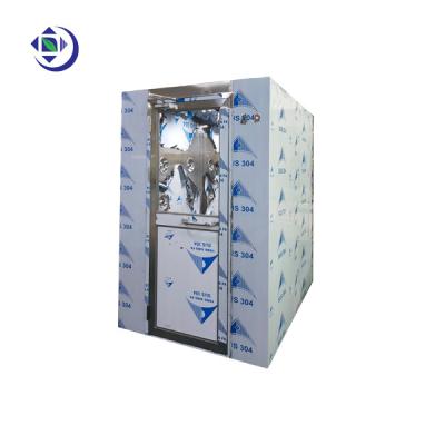 China Three Personal Air Shower Room Stainless Steel 304 With Single Leaf Swing Doors for sale