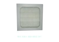 China Clean Room White Projector Air Filters Paper Frame With Low Pressure Drop for sale