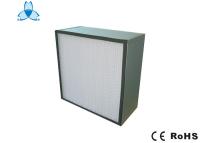China High Efficiency H13 Hepa Filter , Hepa Filter Deep Pleated Separator 610x610x220mm for sale