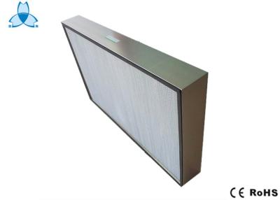 China Dust Free Room HEPA Air Filter H13 H14 Economy Cardboard Frame Pleated for sale