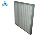 China G3 G4 Polyester Synthetic Air Purifier Pre Filter , Fiber Panel Pleated Air Filter System Prefilters for sale