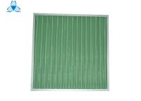 China G3 G4 Polyester Synthetic Air Purifier Pre Filter , Fiber Panel Pleated Air Filter System Prefilters for sale