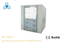 China Industrial 4 Person Air Shower System Single Leaf Large Door , 22-25m/s Wind Speed for sale