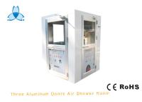 China White Clean Room Air Showers For Three Persons , W1700xD1500xH2100mm for sale