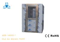 China PLC Control Stainless Steel Clean Room Air Shower Room With Alcohol Spring Machine for sale