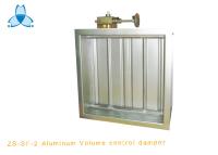 China Aluminum Manual Volume Air Control Dampers Rectangle Type For HVAC System for sale