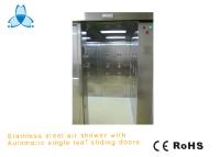 China Lab Equipment Stainless Steel Shower , Class 100 Portable Clean Room Air Shower for sale