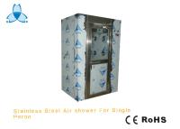 China Emergency Switch Clean Room Air Showers With One Large Blower Fan ,Full stainless steel material for sale
