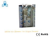 China Single Leaf Swing Doors Clean Room Air Shower For One Person 2 Side Blowing for sale