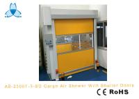 China Large Cargo Air Shower Tunnel Soft PVC High Speed Shutter Doors For Cart for sale