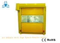 China Power Coated Steel Clean Room Air Shower Tunnel With High Speed Rolling Automatic Opening Shutter for sale