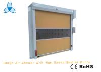 China Huge Modular Cargo Air Shower Tunnel With 3 Sides Nozzles , Auto PVC Rolling Doors for sale
