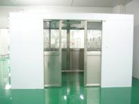 China Industry Cleanroom Air Shower System Tunnel With Width 1800 Automatic Sliding Doors for sale