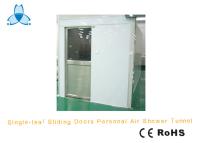 China Straight Through Painted Steel Clean Room Air Shower With Stainless Steel 304 Doors for sale
