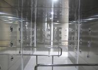 China 90 Degree Turn Personnel Air Shower Tunnel  ,  Clean Room Equipments With Painted Steel Material for sale