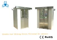China Automatic Clean Room Air Shower With Sliding Door For 1 Person for sale