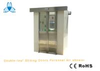 China Automatic Clean Room Air Shower With Sliding Door For 1 Person for sale