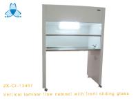 China Sliding Glass Laminar Flow Cabinet 53dB Noise , Purification Filter Funcation for sale