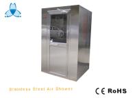 China One Person SS304 Air Shower Room With Manual Swing Doors / 3 Way Blow Jet Type for sale