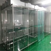 China Portable Softwall Modular Clean Room / Class 100 Clean Booth Class 1000 Purification for sale