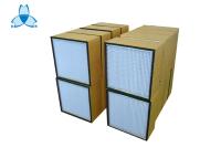 China 99.97% Replacement Deep Pleated HEPA Air Filter With Paper Seperator Rohs for sale