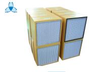 China 99.97% Replacement Deep Pleated HEPA Air Filter With Paper Seperator Rohs for sale