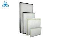 China Anodized Aluminum Frame Mini Pleat HEPA Filter For Clean Room / HVAC Applications for sale