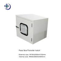 China Powder Coated Steel Pass Box For Passing Goods To Clean Room 600x600x600mm for sale