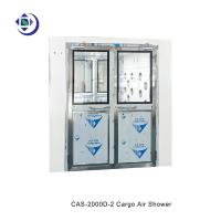 China Low-Noise Cleanroom Air Shower with Automated Operation for passing materials and cart , powder coated steel for sale