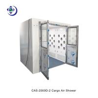 China Low-Noise Cleanroom Air Shower with Automated Operation for passing materials and cart , powder coated steel for sale