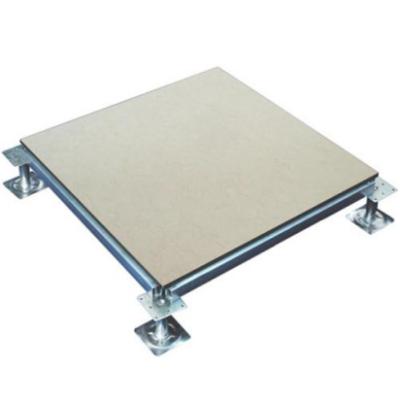 China Ceramic Finish Anti - Static Raised Access Floor Clean Room Panels 600 * 600 8 35mm for sale