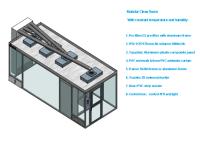 China Class 100 Sandwich Panel Clean Room With Air conditioner And 99.99% HEPA Filter for sale
