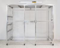 China PVC Curtain ISO 8 Softwall Modular Clean Room / Clean Booth With Fan Filter Unit for sale
