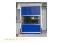 China Auto Anti-static PVC High Speed Shutter Door / Fast Speed Scroll Door For Factory Workshop for sale