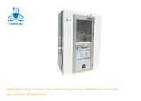 China Double Blowing Cleanroom Air Shower Single Aluminum Door W1400xD1000xH2100mm for sale